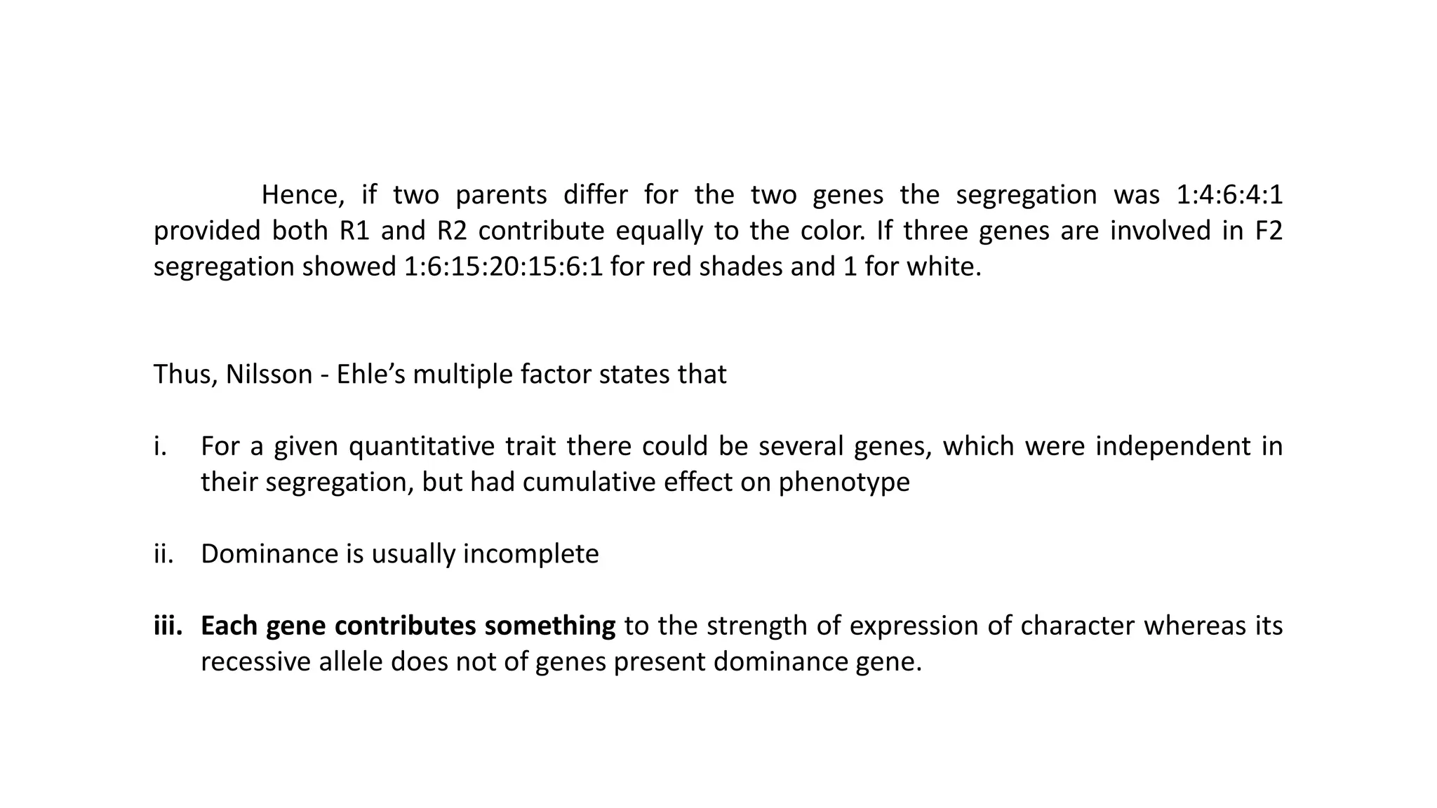 Multiple factor hypothesis | PPTX