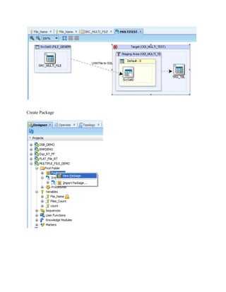 Multiple files single target single interface | DOCX