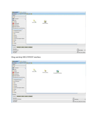 Multiple files single target single interface | DOCX
