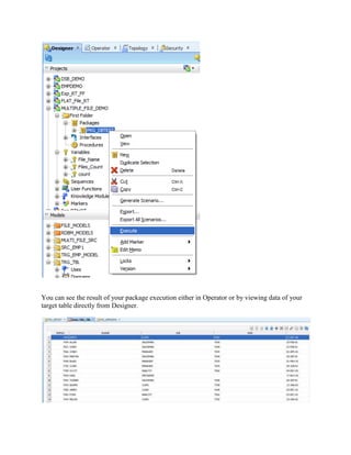 Multiple files single target single interface | DOCX