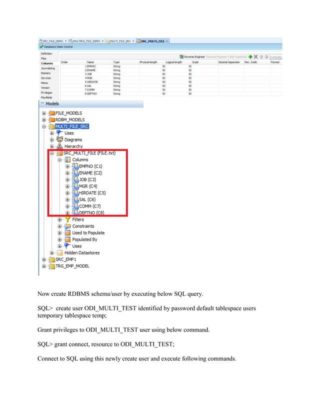 Multiple files single target single interface | PDF