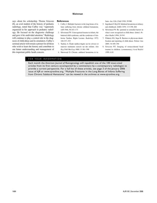 Multiple fractures in the long bones of children | PDF