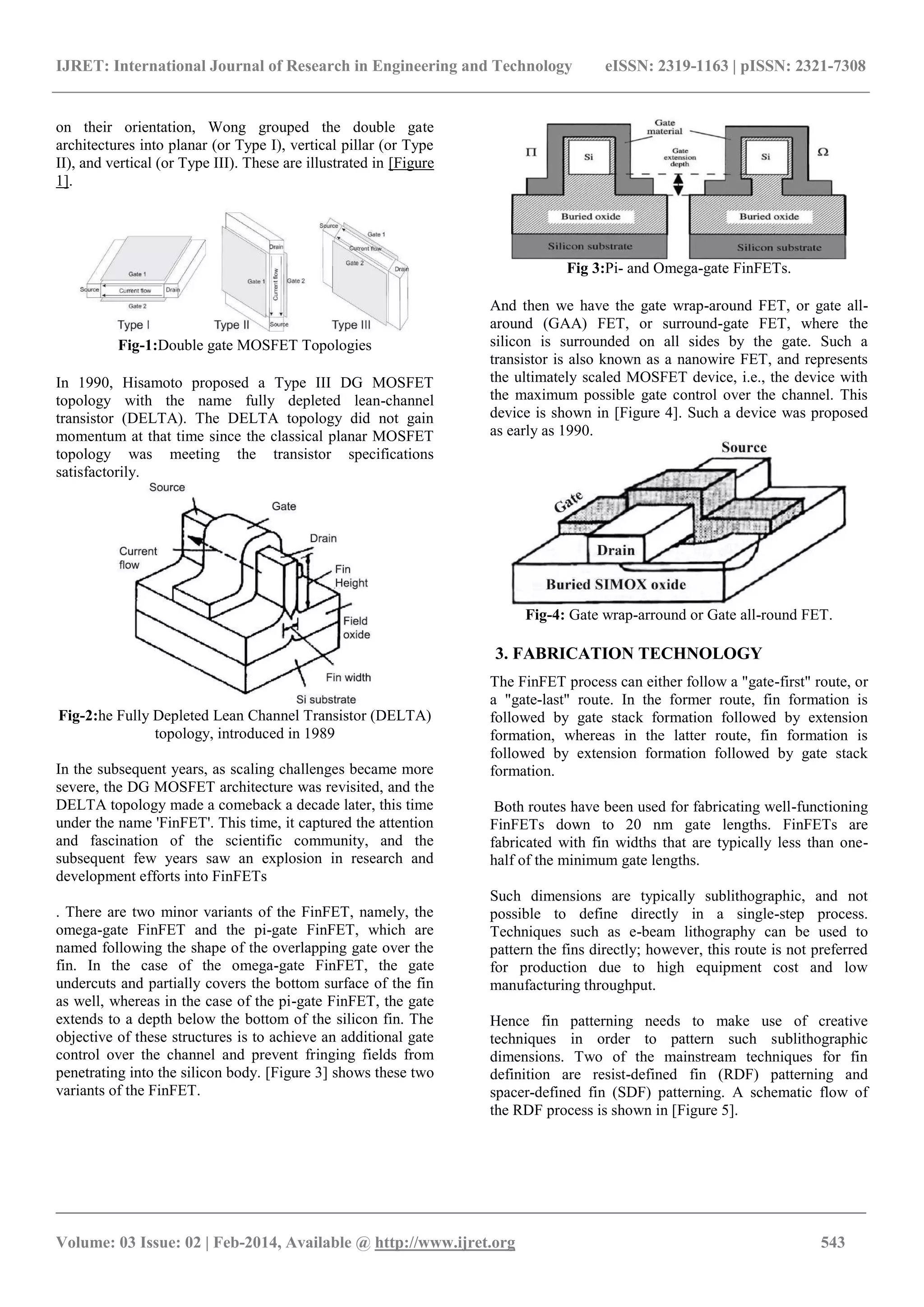 Multiple gate field effect transistors for | PDF