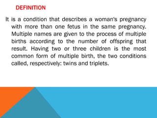 Multiple gestation | PDF