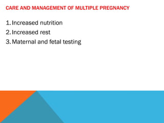 Multiple gestation | PDF