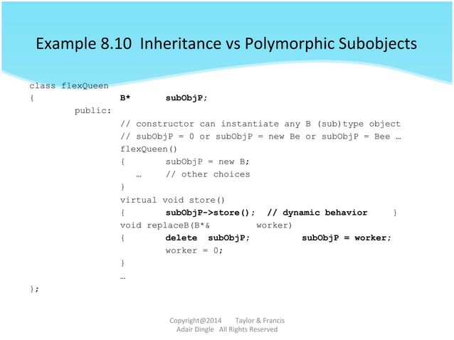 Object-Oriented Design: Multiple inheritance (C++ and C#) | PPT