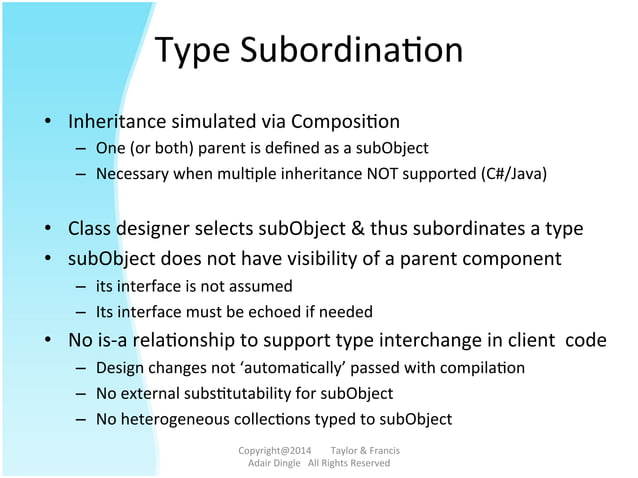 Object-Oriented Design: Multiple inheritance (C++ and C#) | PPT