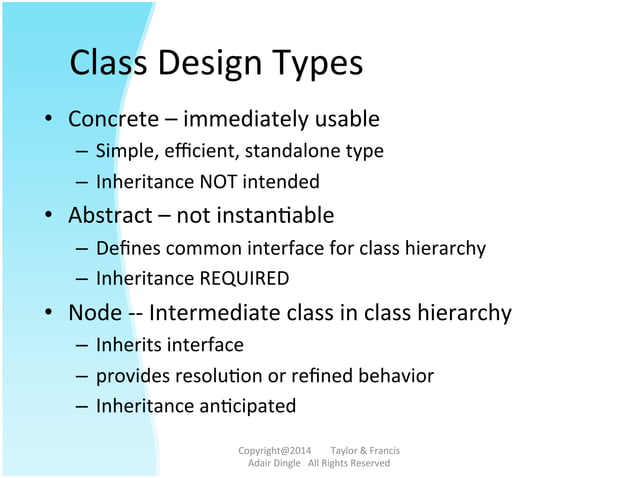 Object-Oriented Design: Multiple inheritance (C++ and C#) | PPT