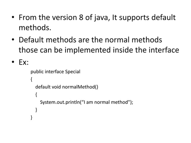 Multiple inheritance possible in Java | PPT