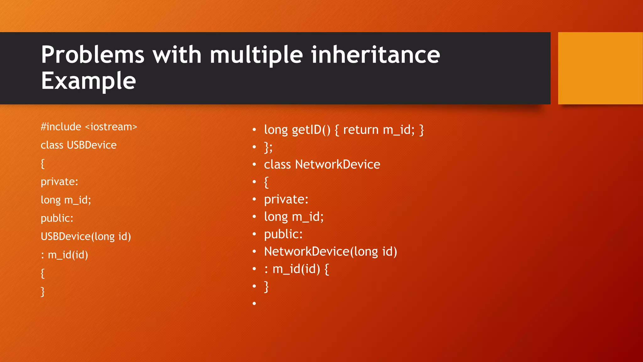 Multiple Inheritance Ppt