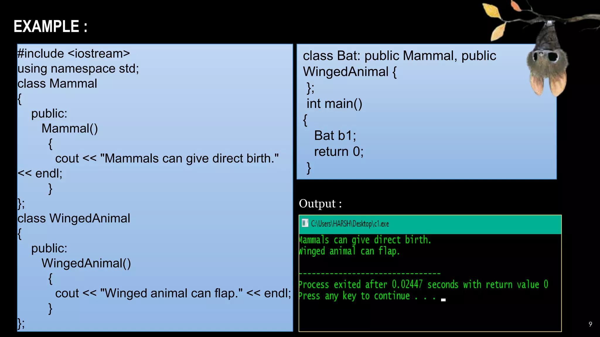 Multiple Inheritance Pptx Programming Languages Computing