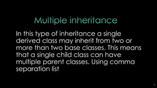Multiple Inheritance | PPTX