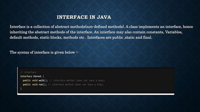 Multiple inheritance in java3 (1).pptx | Programming Languages | Computing Multiple inheritance in java3 (1).pptx | Programming Languages | Computing