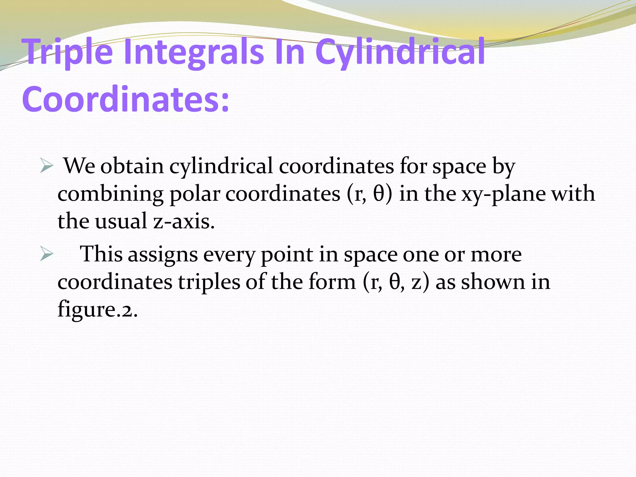 Multiple integral(tripple integral) | PPTX