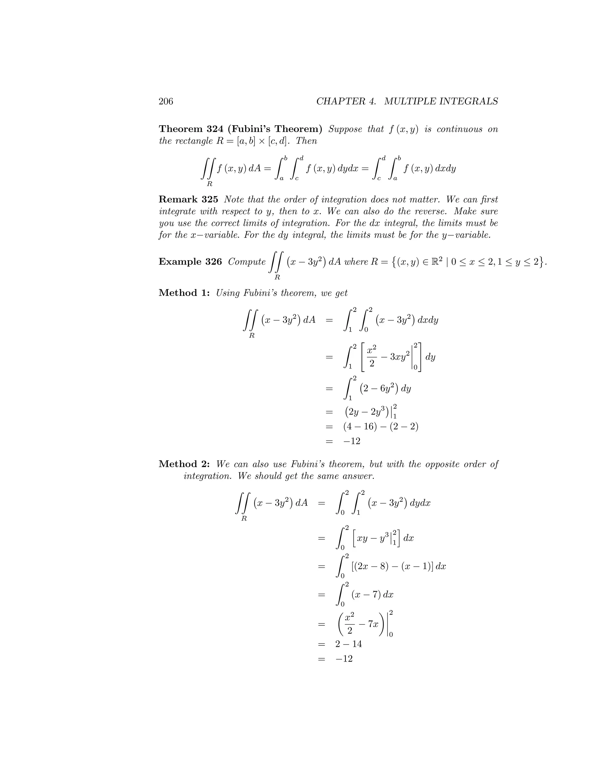 Multiple integrals | PDF