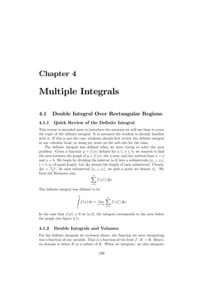 Multiple integrals | PDF