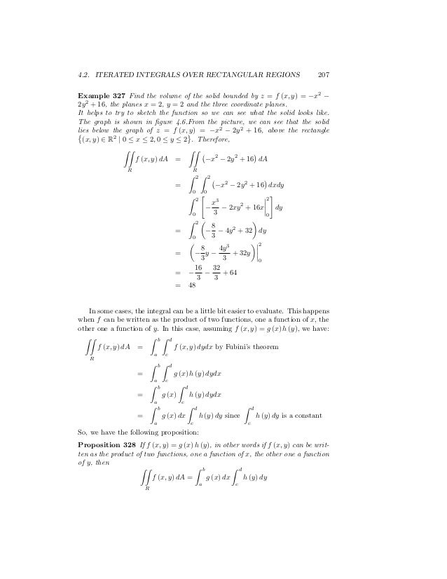 Multiple integrals