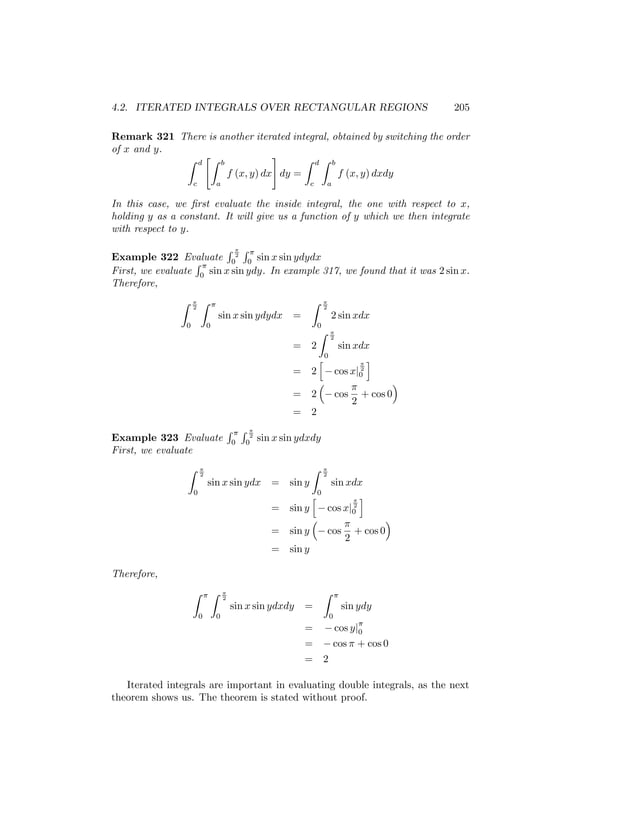 Multiple integrals | PDF