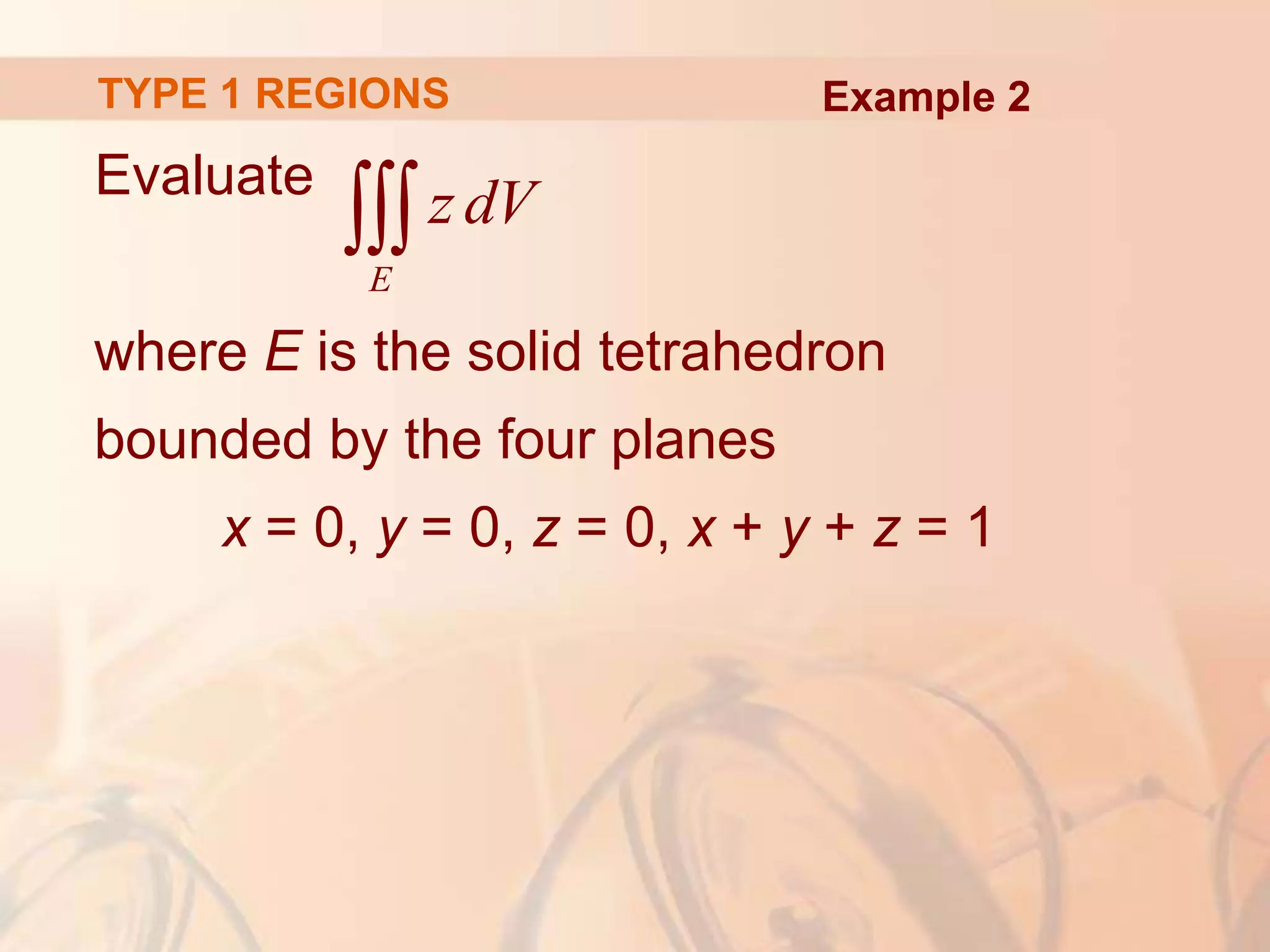 Multiple integrals | PPT