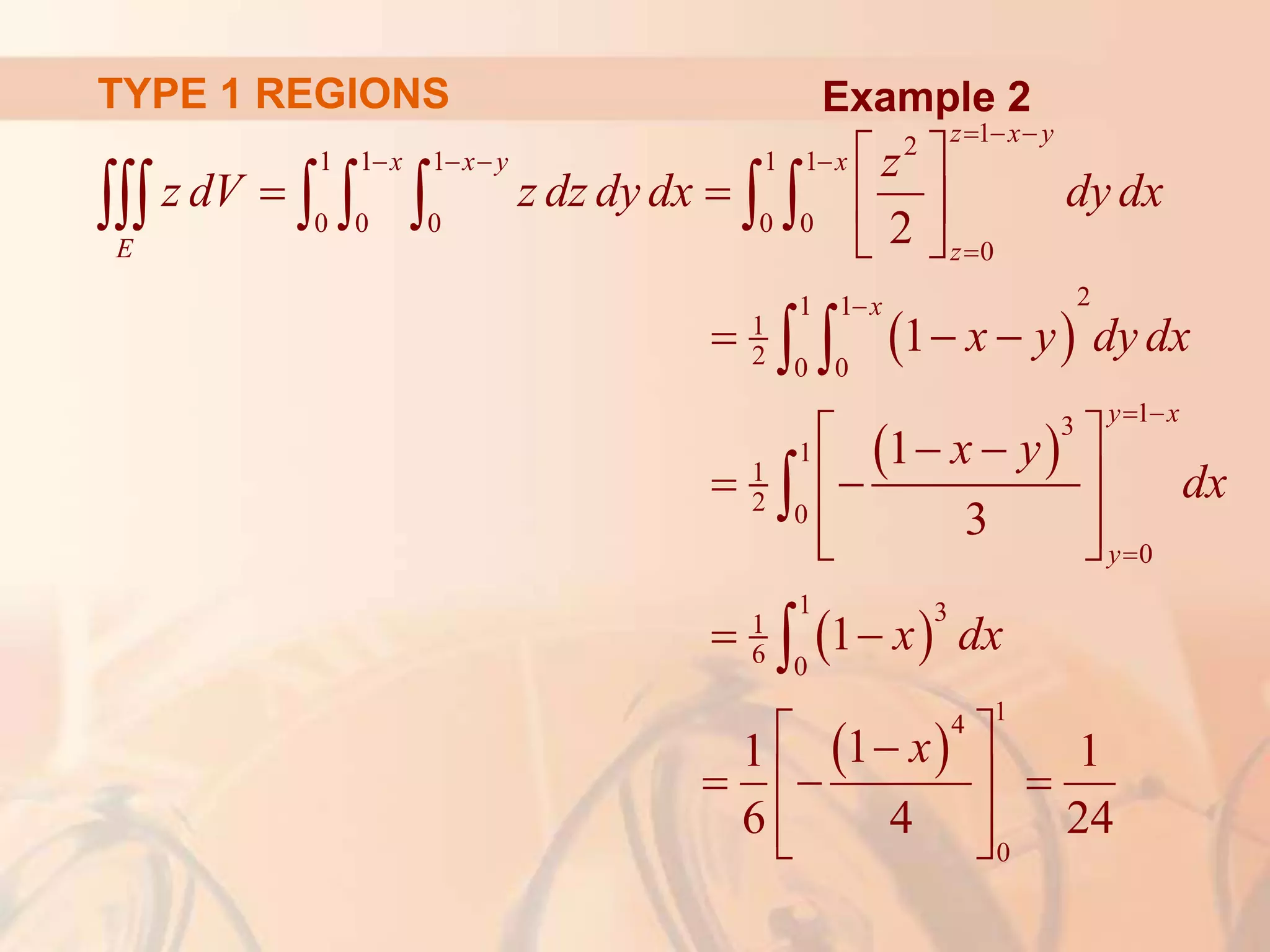 Multiple integrals | PPT