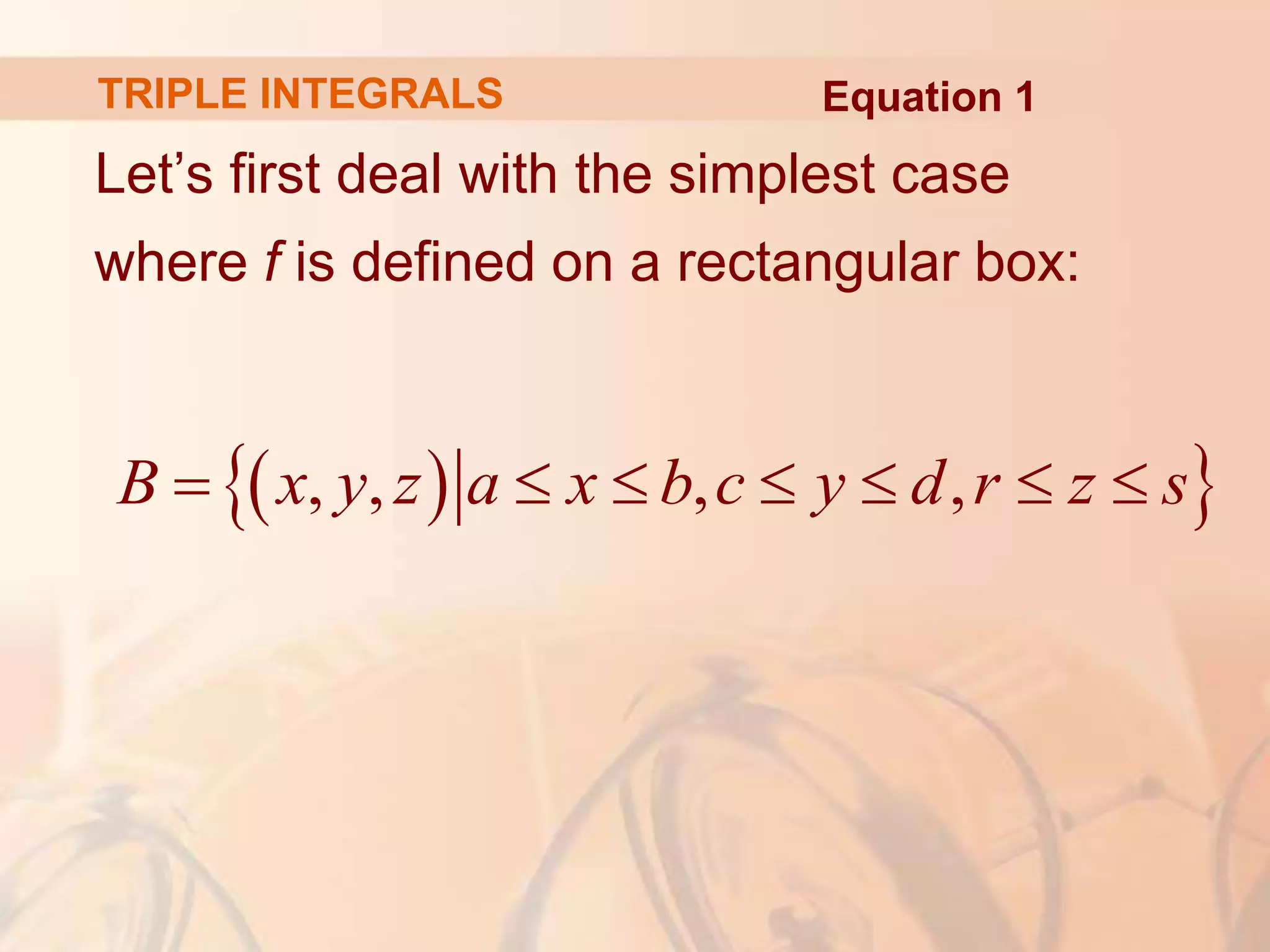 Multiple integrals | PPT