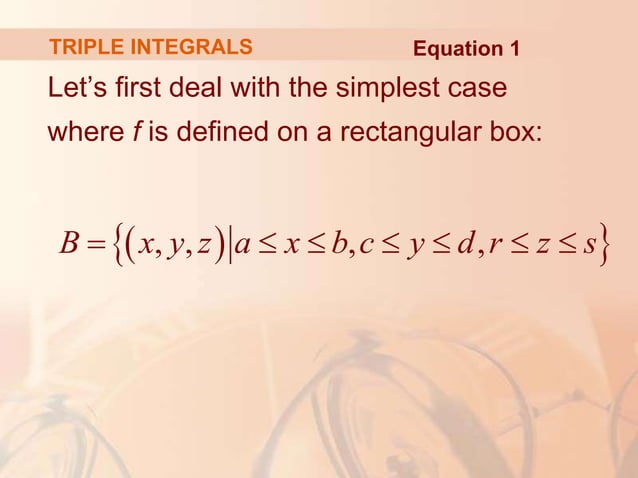 Multiple integrals | PPT