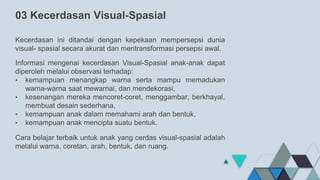 Multiple Intellegences pada Anak Usia Dini | PPTX