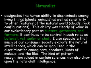 Multiple intelligence | PPT