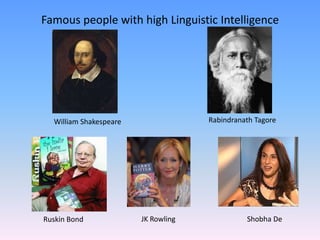 Multiple intelligence | PPTX | Graphics Software | Computer Software ...