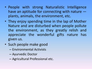 Naturalist Intelligence Famous People