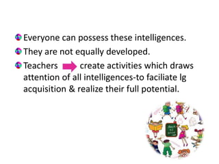 Multiple intelligences | PPTX | Education