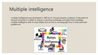Multiple intelligence | PPT