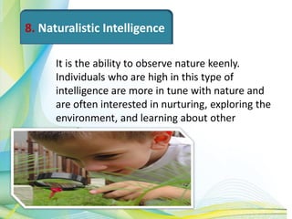 Multiple intelligence theory | PPT