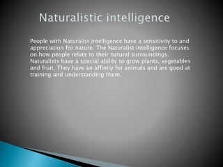 Multiple intelligence | PPT