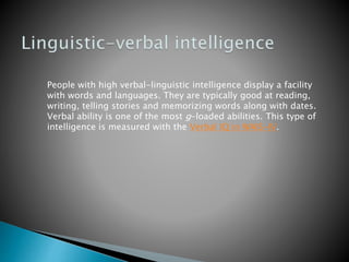 Multiple intelligence | PPT