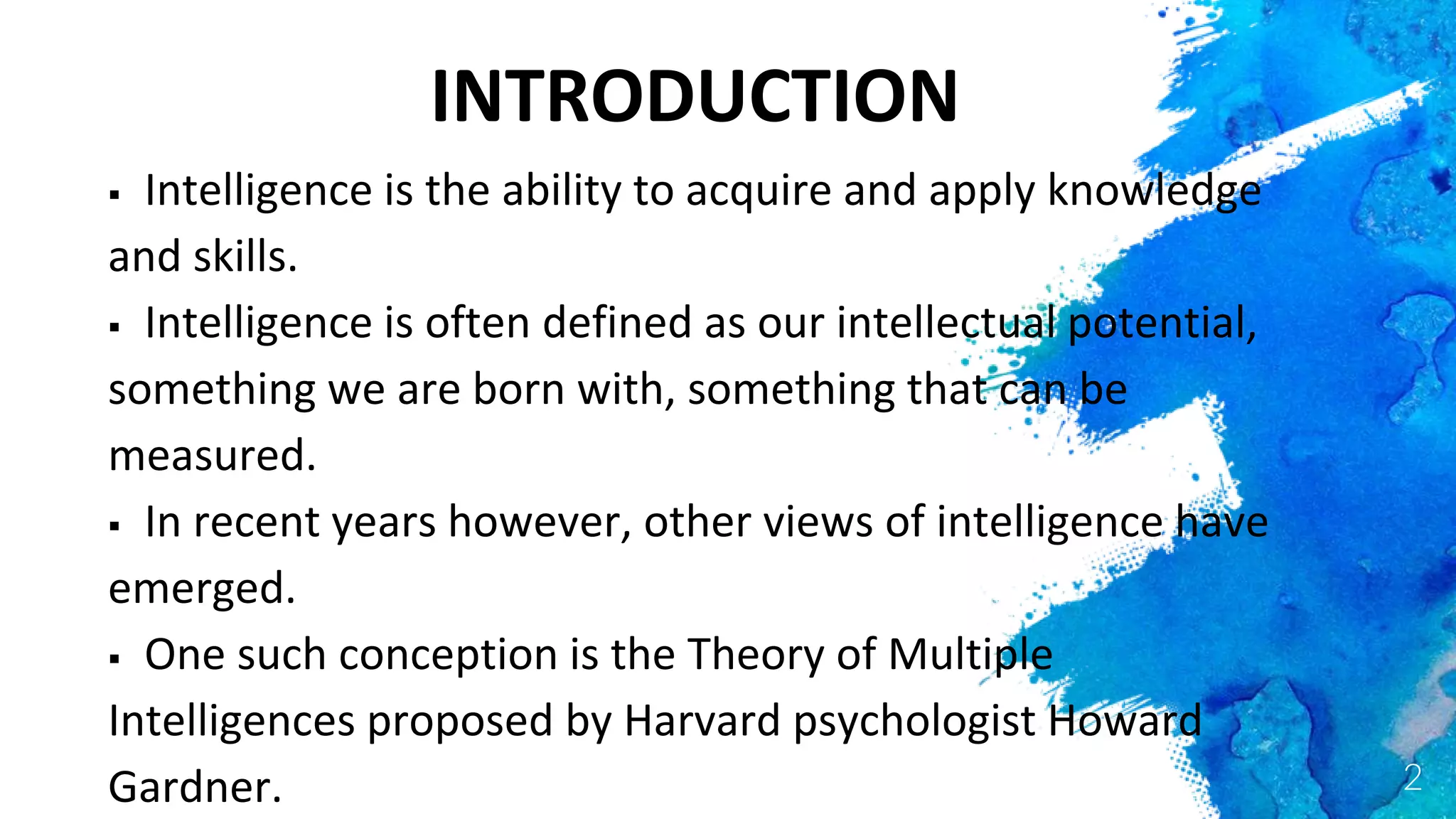 Multiple intelligence | PPTX