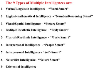Multiple intelligence | PPTX