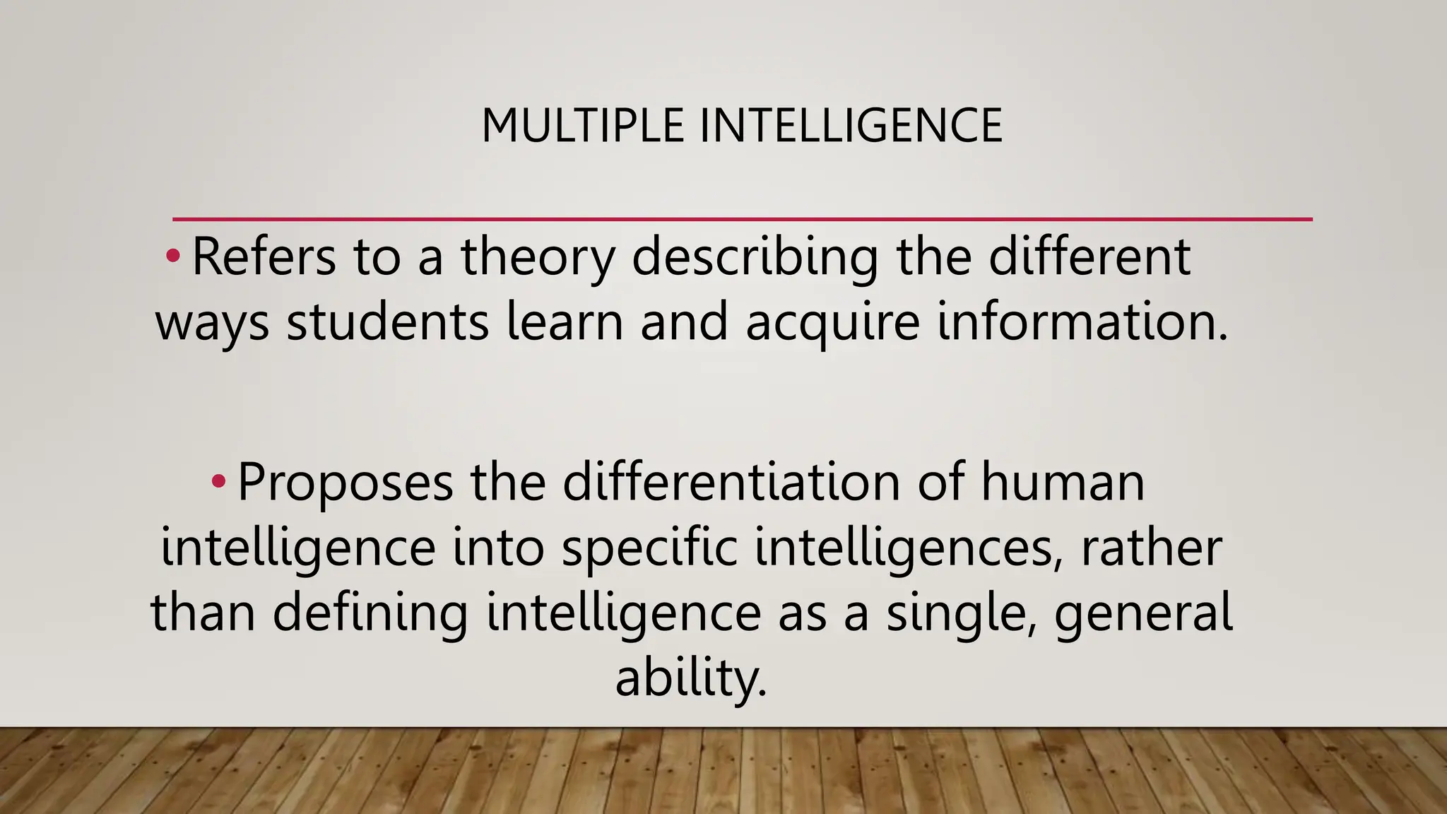 MULTIPLE INTELLIGENCE BY HOWARD GARDNER.pptx