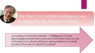 Multiple Intelligence Theory | PDF