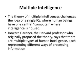 Multiple intelligence by rustam | PPTX | Artificial Intelligence | Technology & Computing