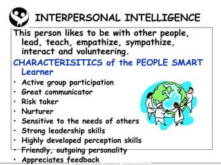 Multiple intelligence presentation 5 juni 2015 | PPT