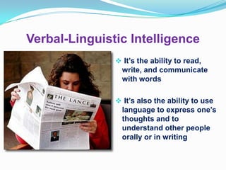 Multiple Intelligences | PPTX