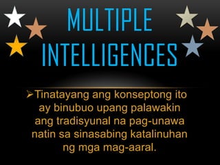 Multiple intelligences | PPTX