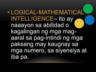 Multiple intelligences | PPTX