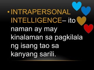 Multiple intelligences | PPTX
