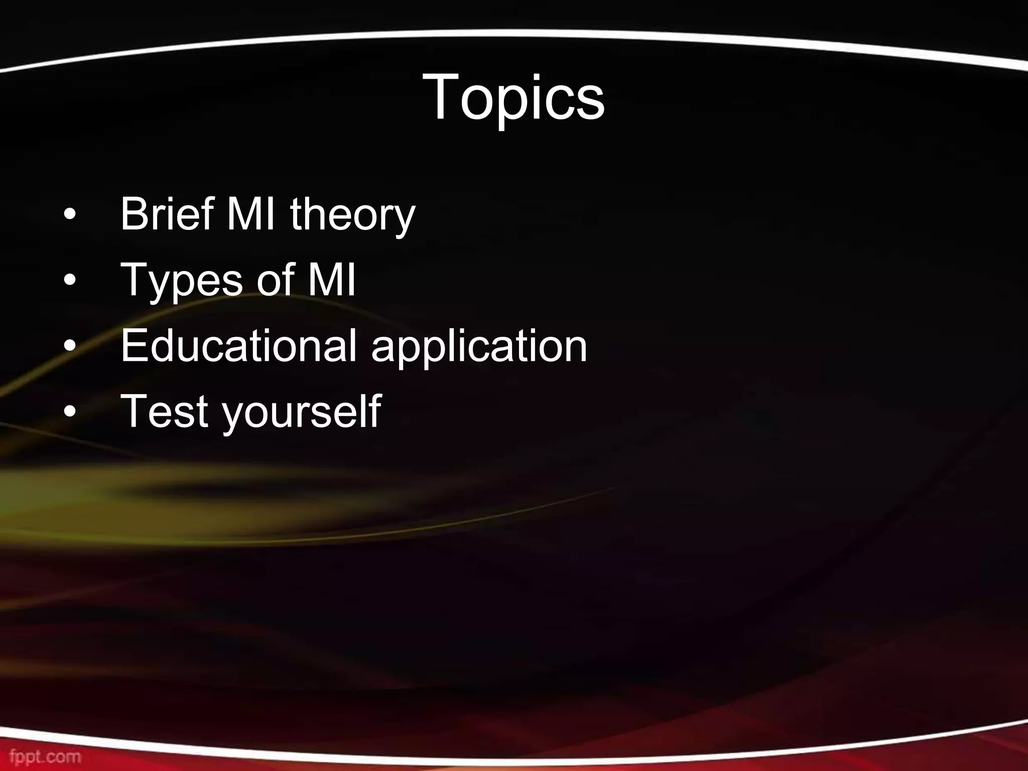 Multiple intelligences | PPTX