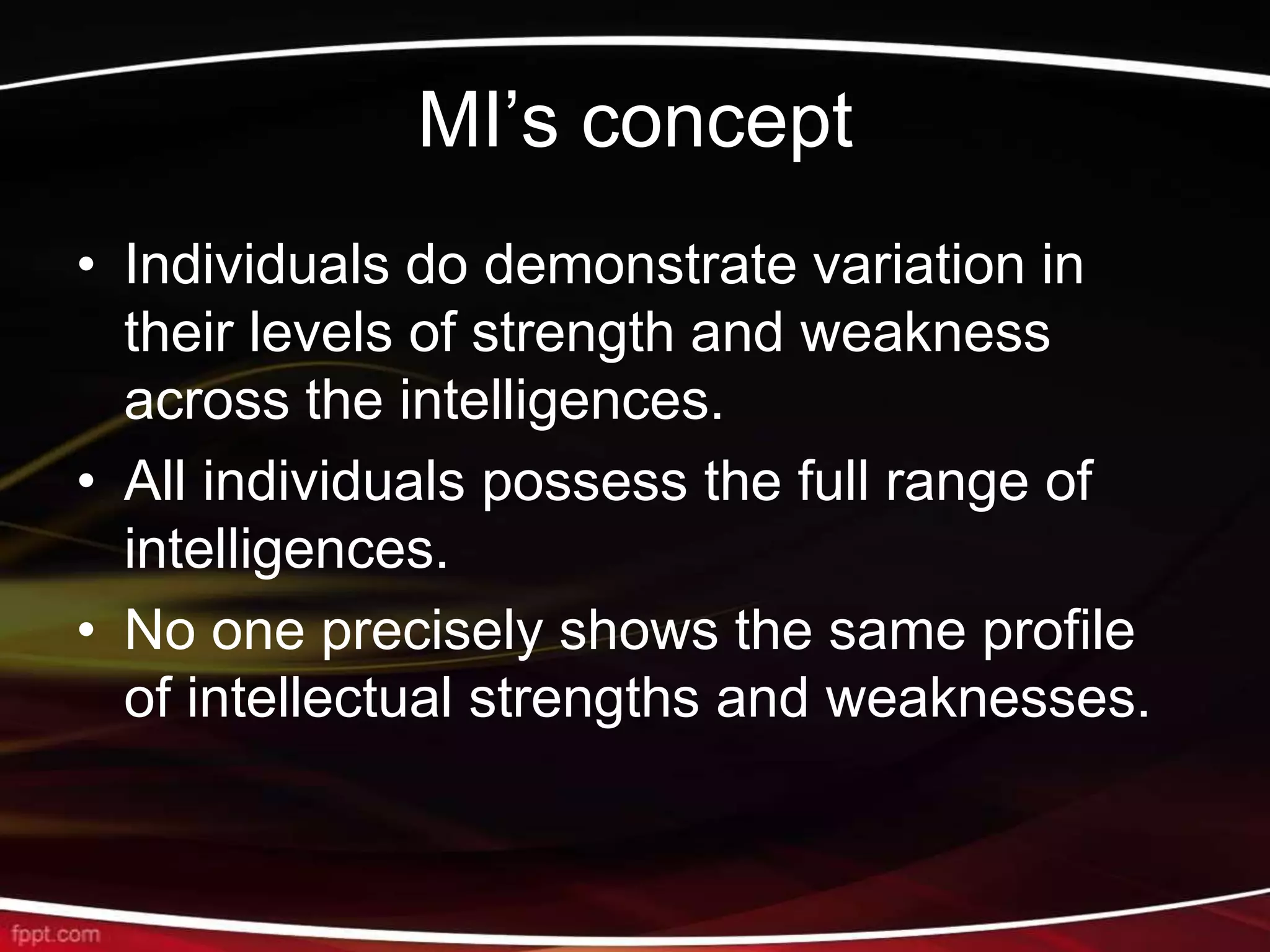 Multiple intelligences | PPTX
