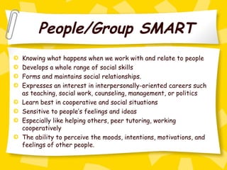 Multiple Intelligences | PPT