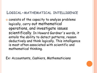 Multiple intelligences | PPT