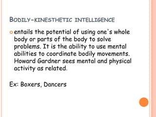 Multiple intelligences | PPT